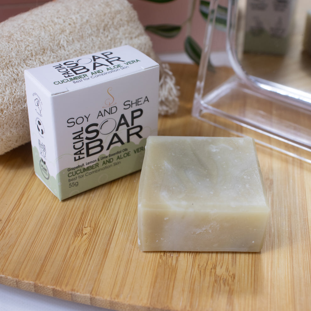 Facial Soap Bar - Combination skin – Soy and Shea
